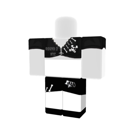 black crop top y2k tank top cyber vamp qt baddie - Skin for Roblox by Raza
