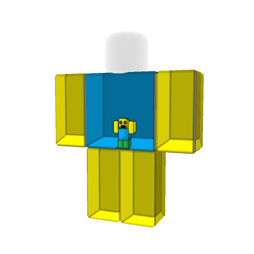 3d invisible noob - Skin for Roblox by aaorm yo