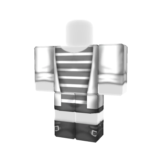 Light striped tunic - Skin for Roblox by DragonMim