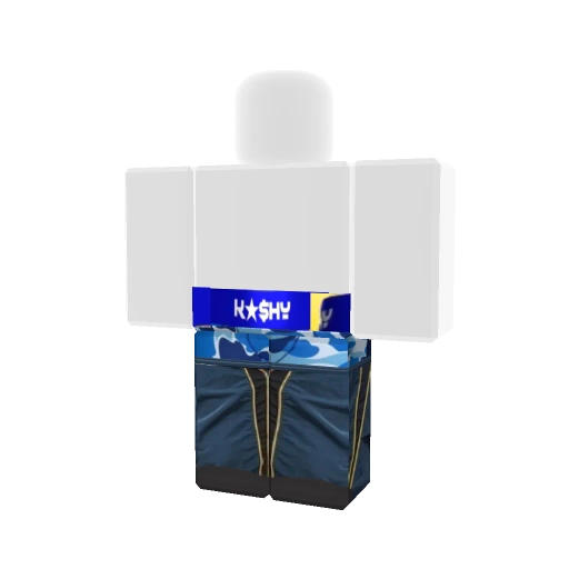 Y2K blue sweatpants Ape boxers | Customuse