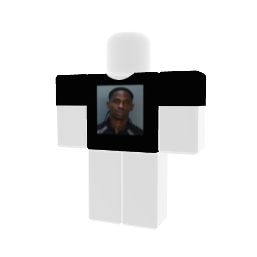 travis scott mugshot - Skin for Roblox by daniel