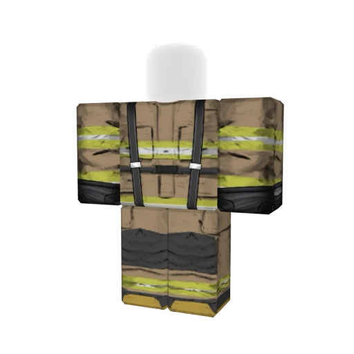 Firefighter's outfit - Skin for Roblox by DankconicLordYT