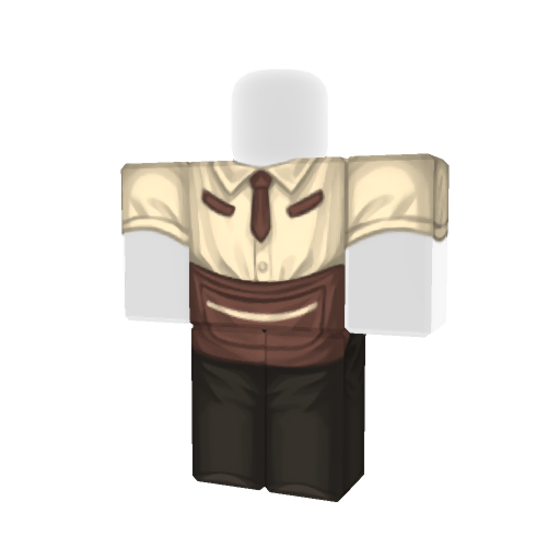 Waiter Uniform - Skin for Roblox by mosha