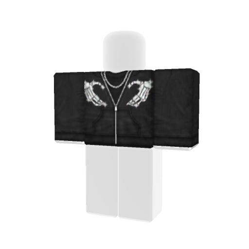 skeleton hoodie emo da hood boy or girl - Skin for Roblox by Jaiden Moon