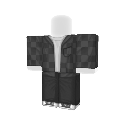 Dark Checkered Hoodie - Skin for Roblox by Endr