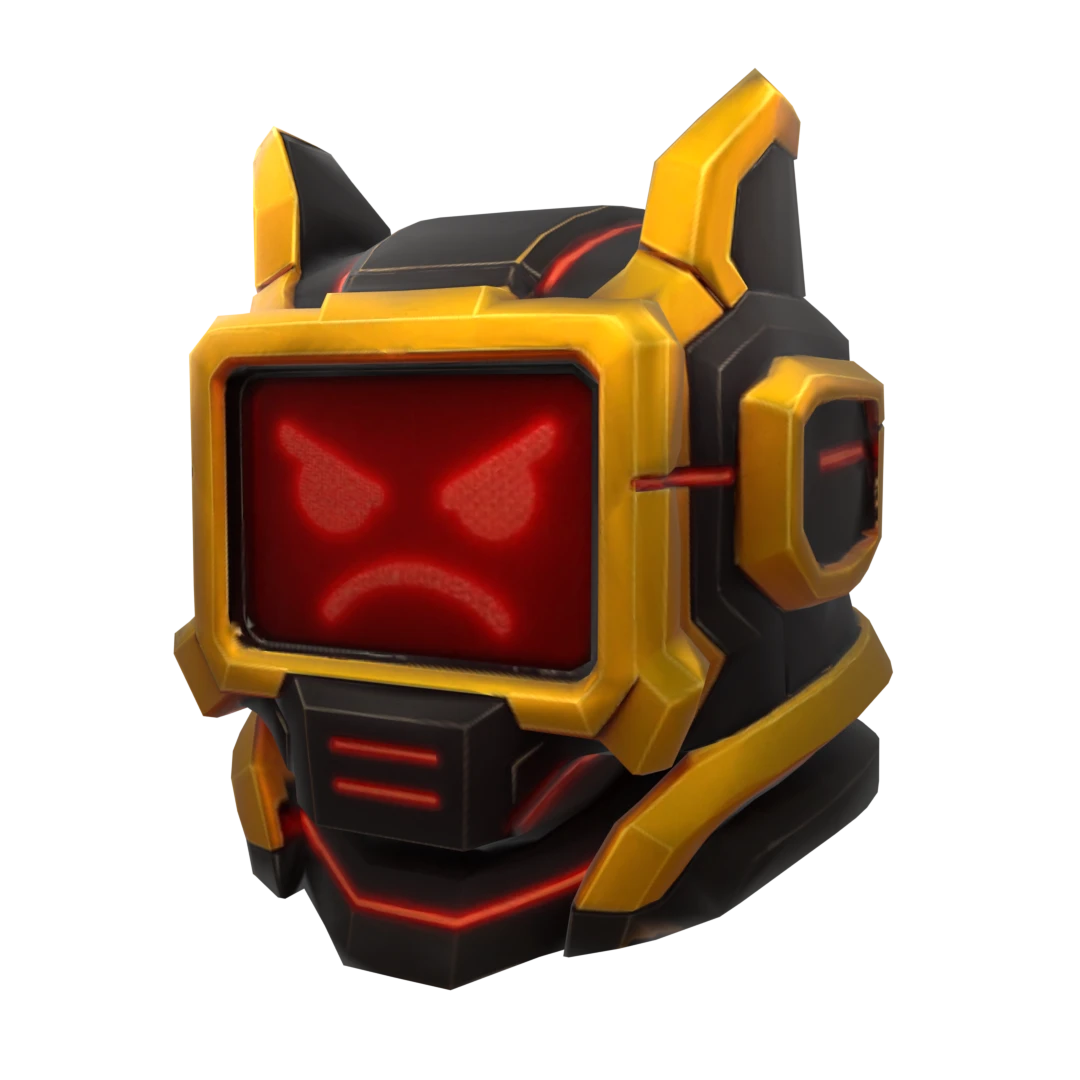 Angry Synth Helmet - Clothes for Roblox 3D by Jörh Holgsen