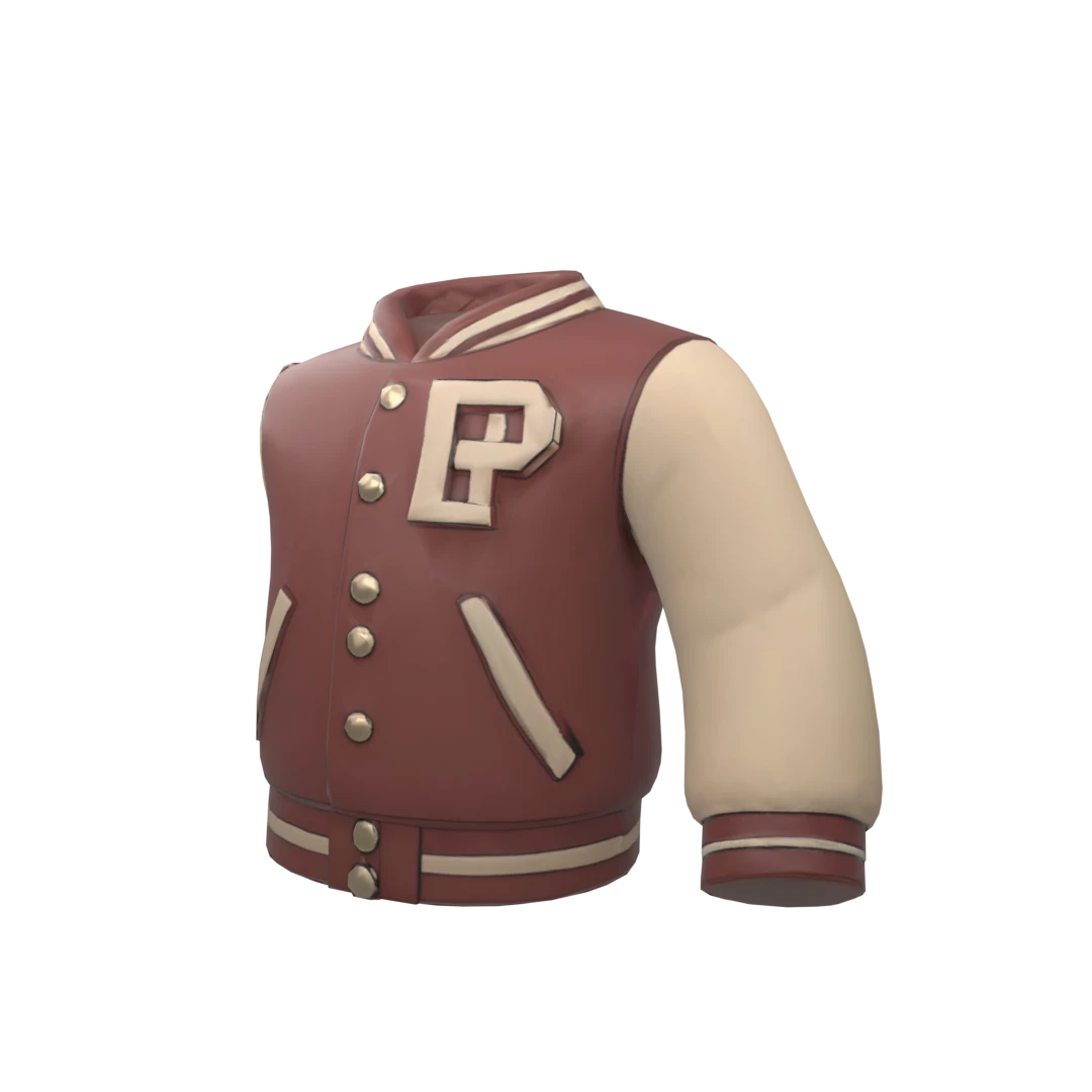Varsity 3D Model - Clothes for Roblox 3D by Elsya