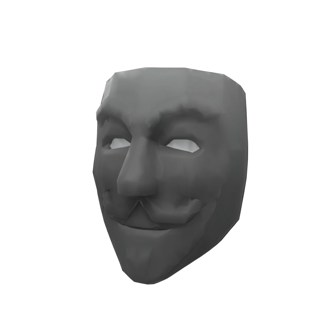 Hacker Mask Black - Clothes for Roblox 3D by Carlos R