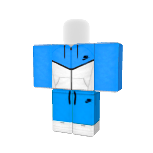 Blue & White Nike Tech Fleece - Skin for Roblox by Ytnf