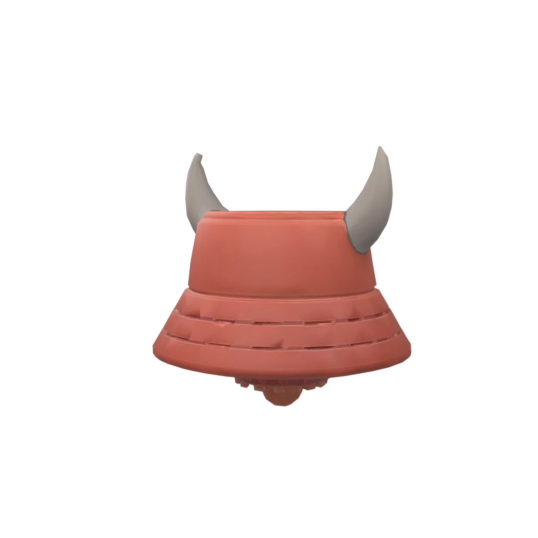 Red Horned Hat - Clothes for Roblox 3D by Logan Ricket