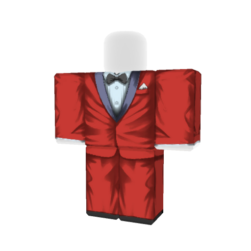 Red Tuxedo - Skin for Roblox by Customuse