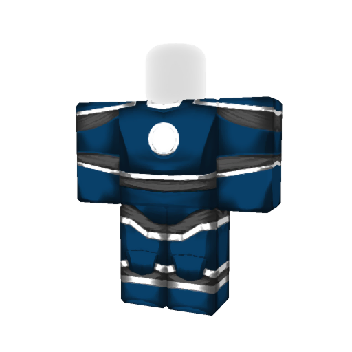 Dark Blue Hi-Tech Superhero Suit - Skin for Roblox by Farrel Abdad Raziq