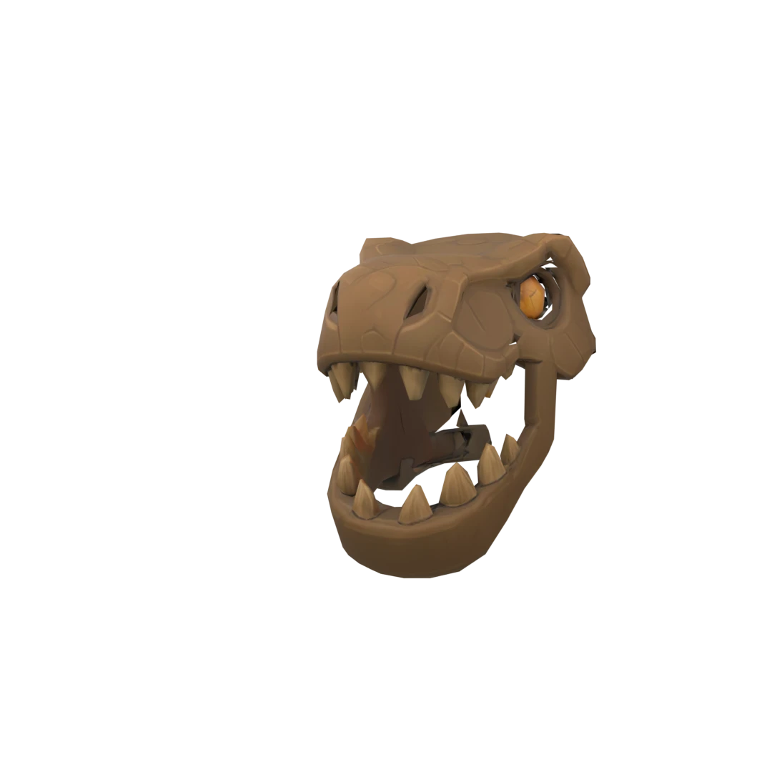 Yoshi Rex Head - Clothes for Roblox 3D by Luis Sanchez