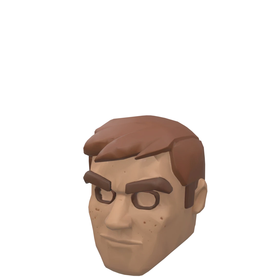 Silly Dexter Face - Clothes for Roblox 3D by OxiOxiVR