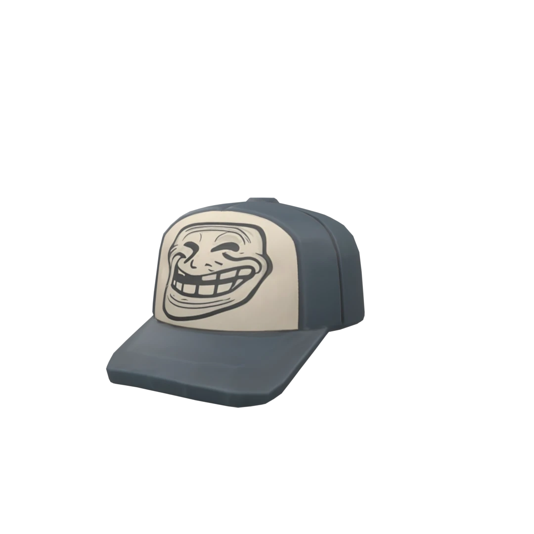 Troll Face Cap - Clothes for Roblox 3D by Francis Ruelan