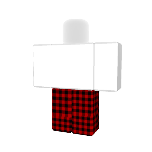 Red-Black checkered pants - Skin for Roblox by Andreika