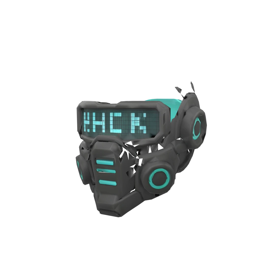 Cyberpunk hacker mask - Clothes for Roblox 3D by Carlos R