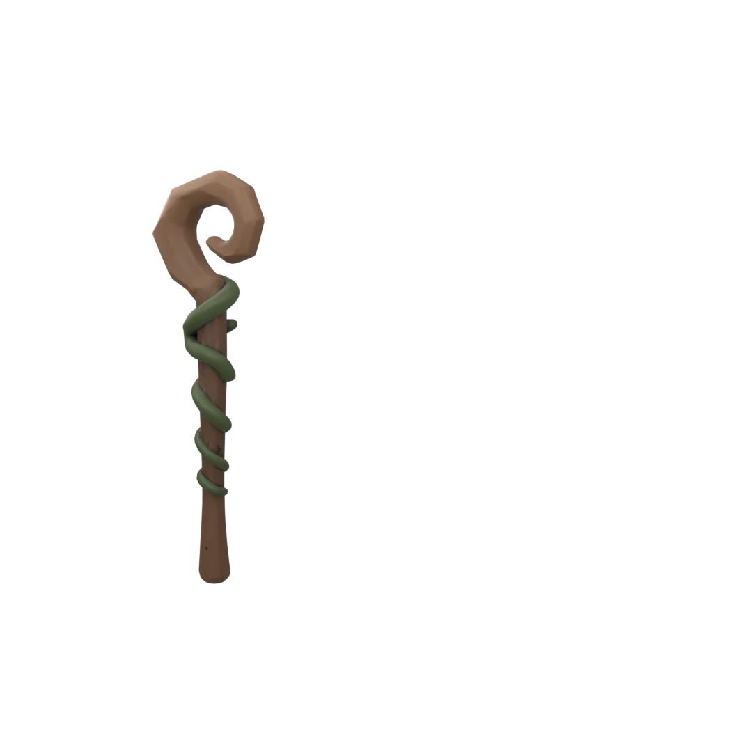 Witch Staff Vines - Clothes for Roblox 3D by oskar Heggland