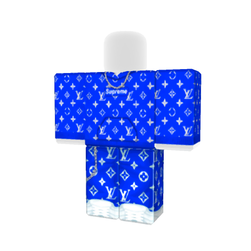 Supreme x LV Blue Shirt/Pant - Skin for Roblox by George Cowling