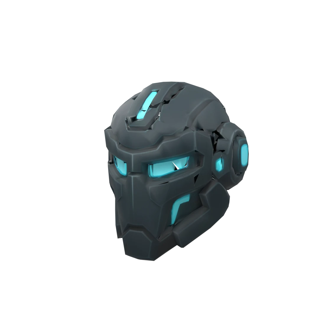 Glowing Cyber Helmet - Clothes for Roblox 3D by Demir Akyokus