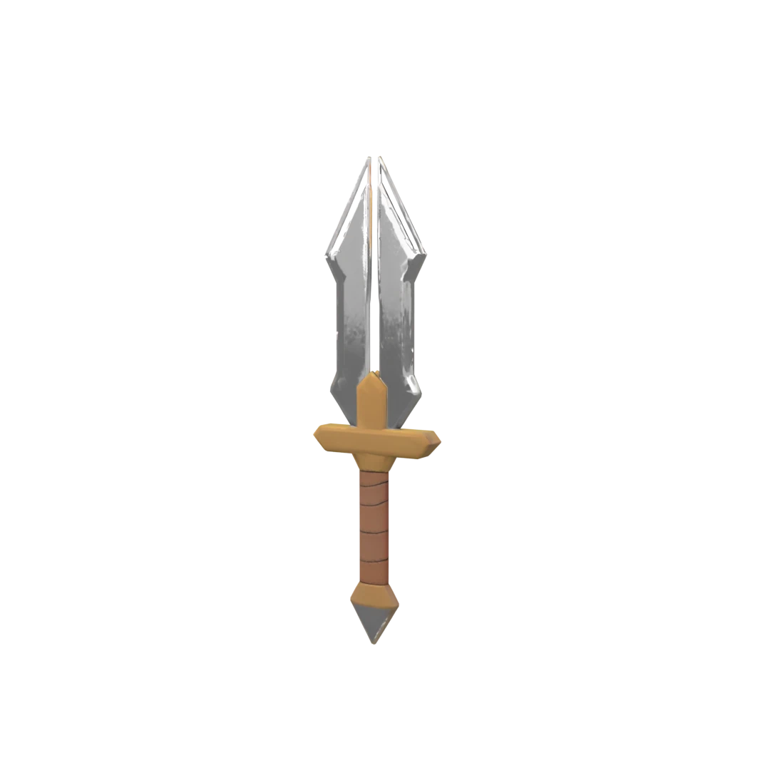 Double sided sword - Clothes for Roblox 3D by Yo pro
