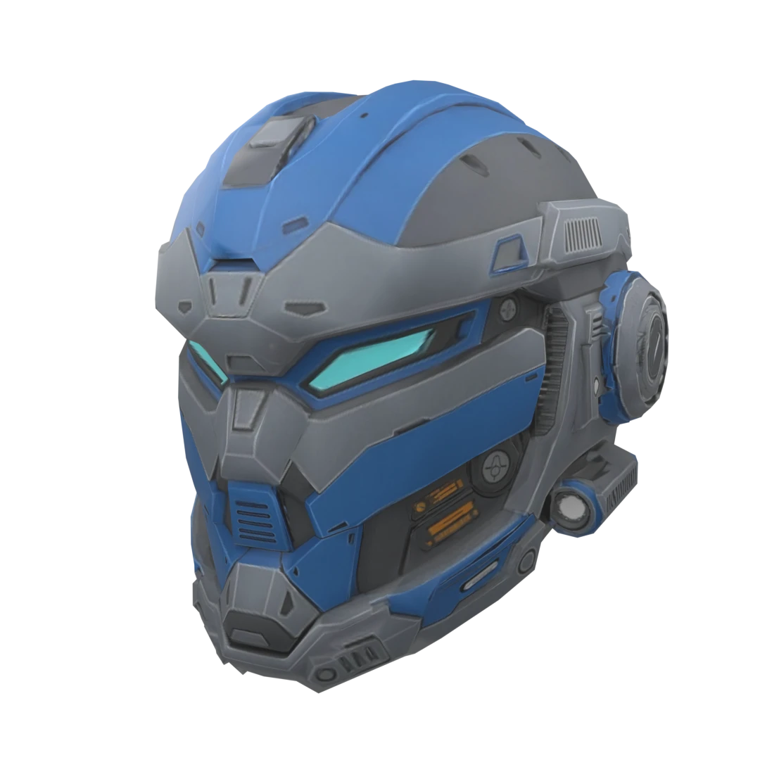 Glowing Sci-Fi Helmet - Clothes for Roblox 3D by Bryson Cluff