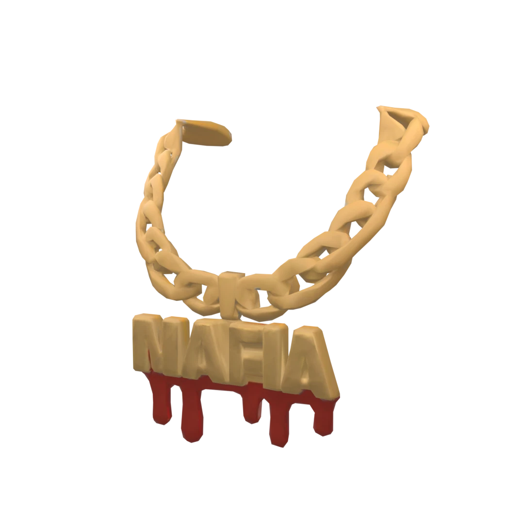 Oakland Mafia Chain - Clothes for Roblox 3D by SHLIM DESIGNZ