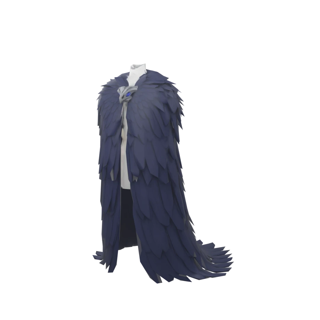 Raven Feather Cape - Clothes for Roblox 3D by Glad Del