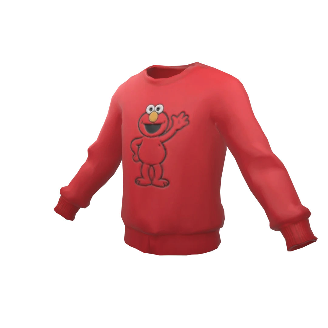 Elmo Mini Model - Clothes for Roblox 3D by creator252378375