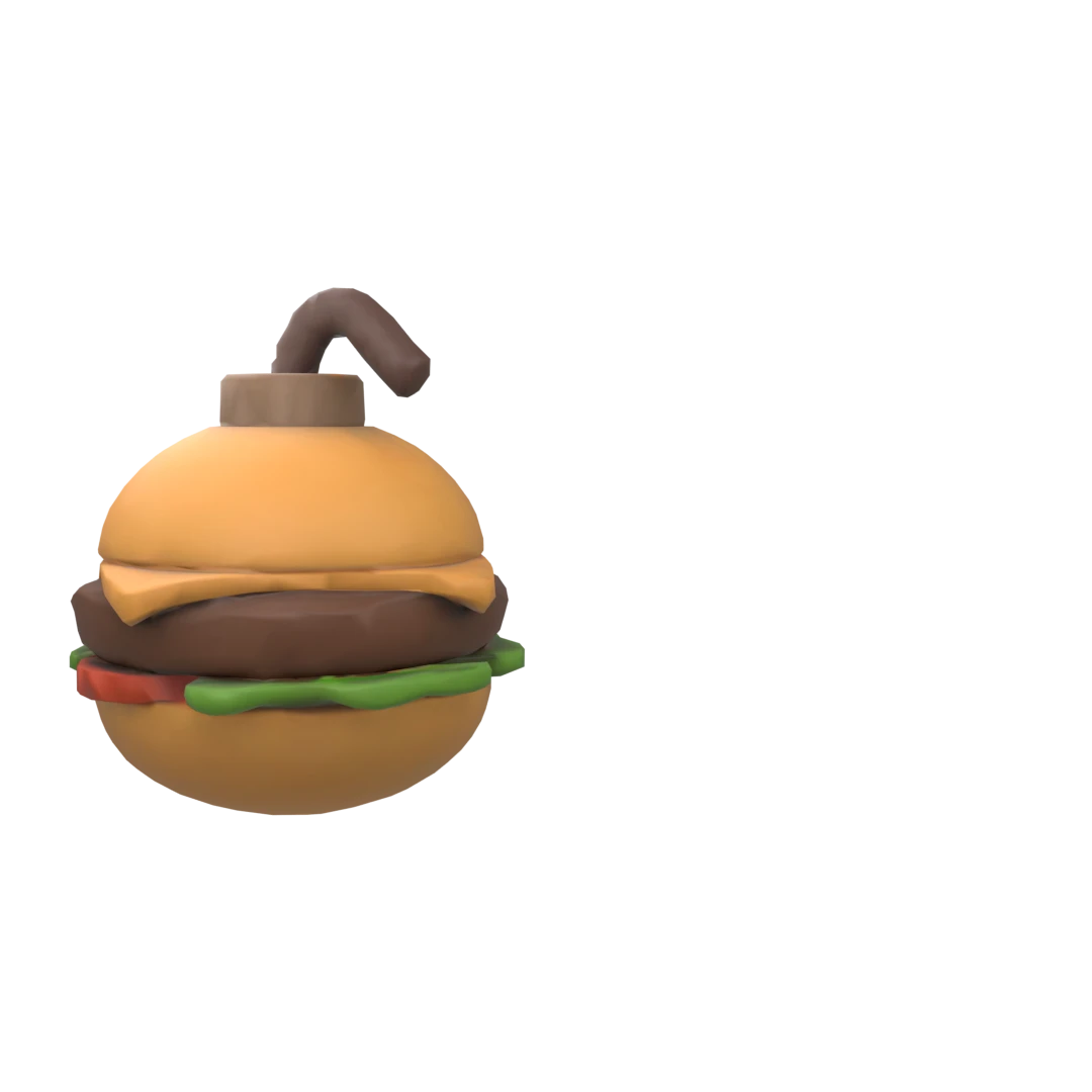 Explosive Cheeseburger Design - Clothes for Roblox 3D by Creek