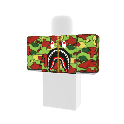 Bape hoodie colorful bapestar - Skin for Roblox by yeee