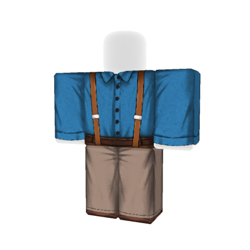 farmer blue shirt - Skin for Roblox by Dumski