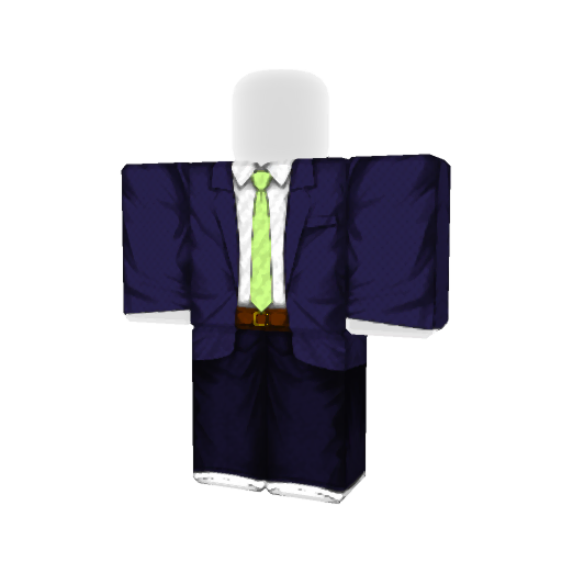 Lime Tie, Blue Top - Skin for Roblox by Joe Biden