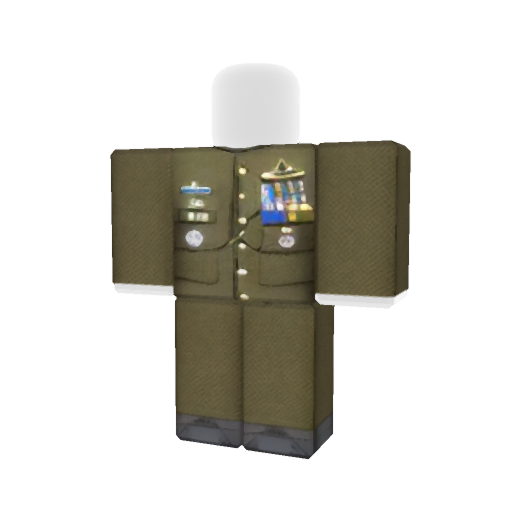 Philippine Army Officer Uniform - Skin for Roblox by Customuse AI