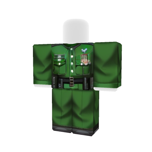 green military uniform - Skin for Roblox by Gabriel Lindini