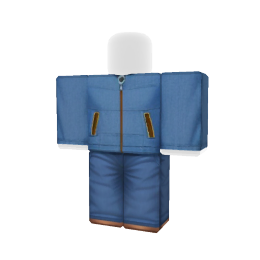 Blue denim jacket - Skin for Roblox by Kingsley Solomon