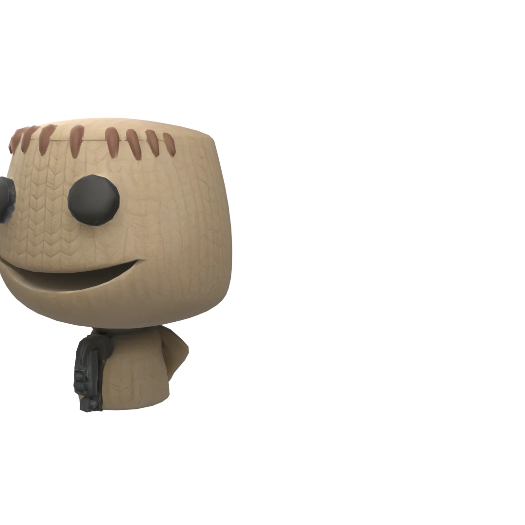 Sackboy Character Model - Clothes for Roblox 3D by Elijah Smith