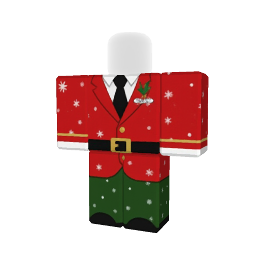 Staff uniform Christmas style - Skin for Roblox by Peo