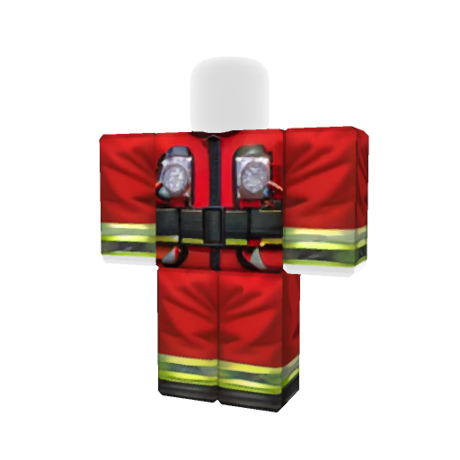 Firefighter uniform - Skin for Roblox by Why?