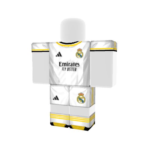 Real Madrid 23/24 kit | home | shorts and pants - Skin for Roblox by ...
