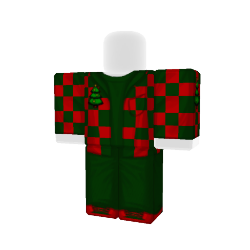 Christmas checkered hoodie - Skin for Roblox by Dude