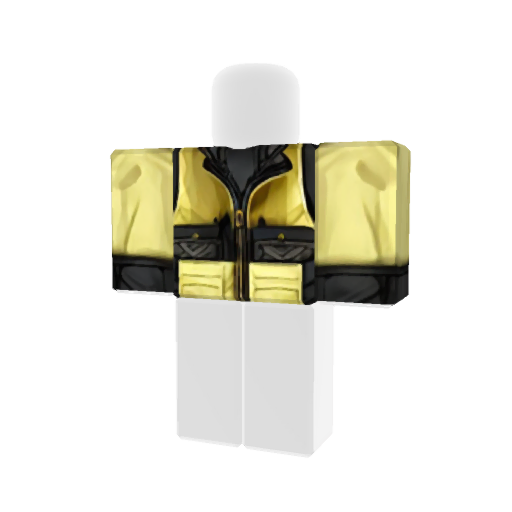 Yellow and black drippy vest jacket 🐝 - Skin for Roblox by Nate Shirtcliffe