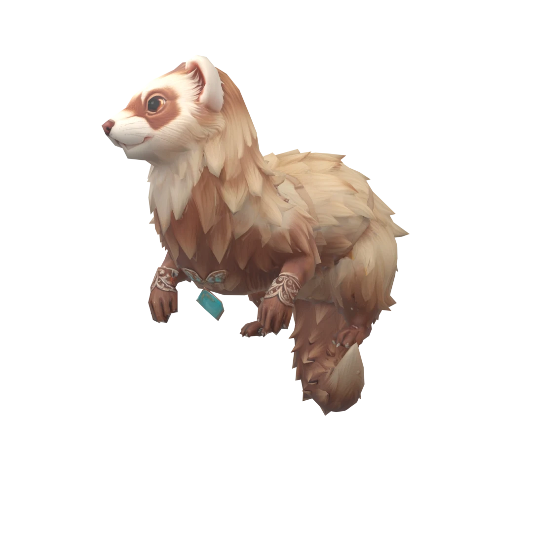 Ferret Shoulder Companion - Clothes for Roblox 3D by Bryson Cluff