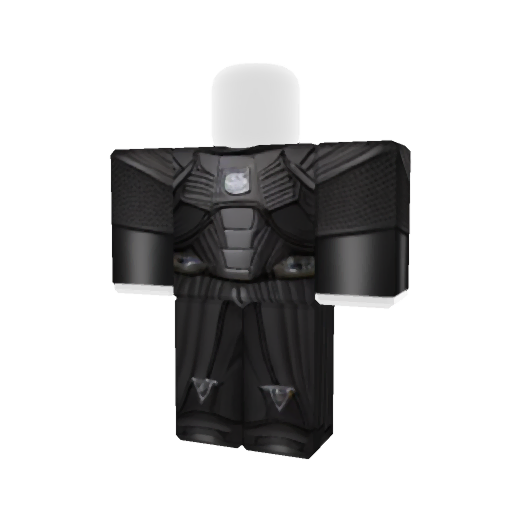 dystopian black cape battle armor gun clanning fut - Skin for Roblox by ...