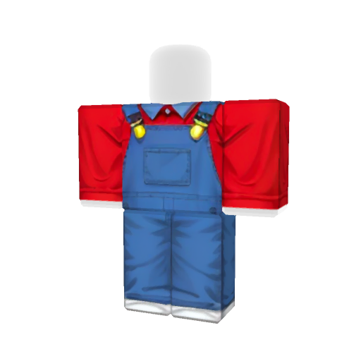 Super marios overalls - Skin for Roblox by Kreed Johnson