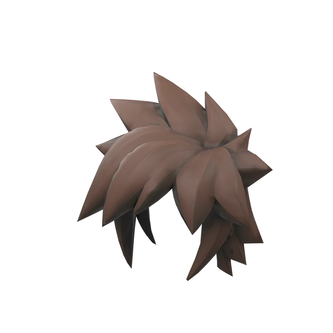Anime spiky hair - Clothes for Roblox 3D by Angie Avelar
