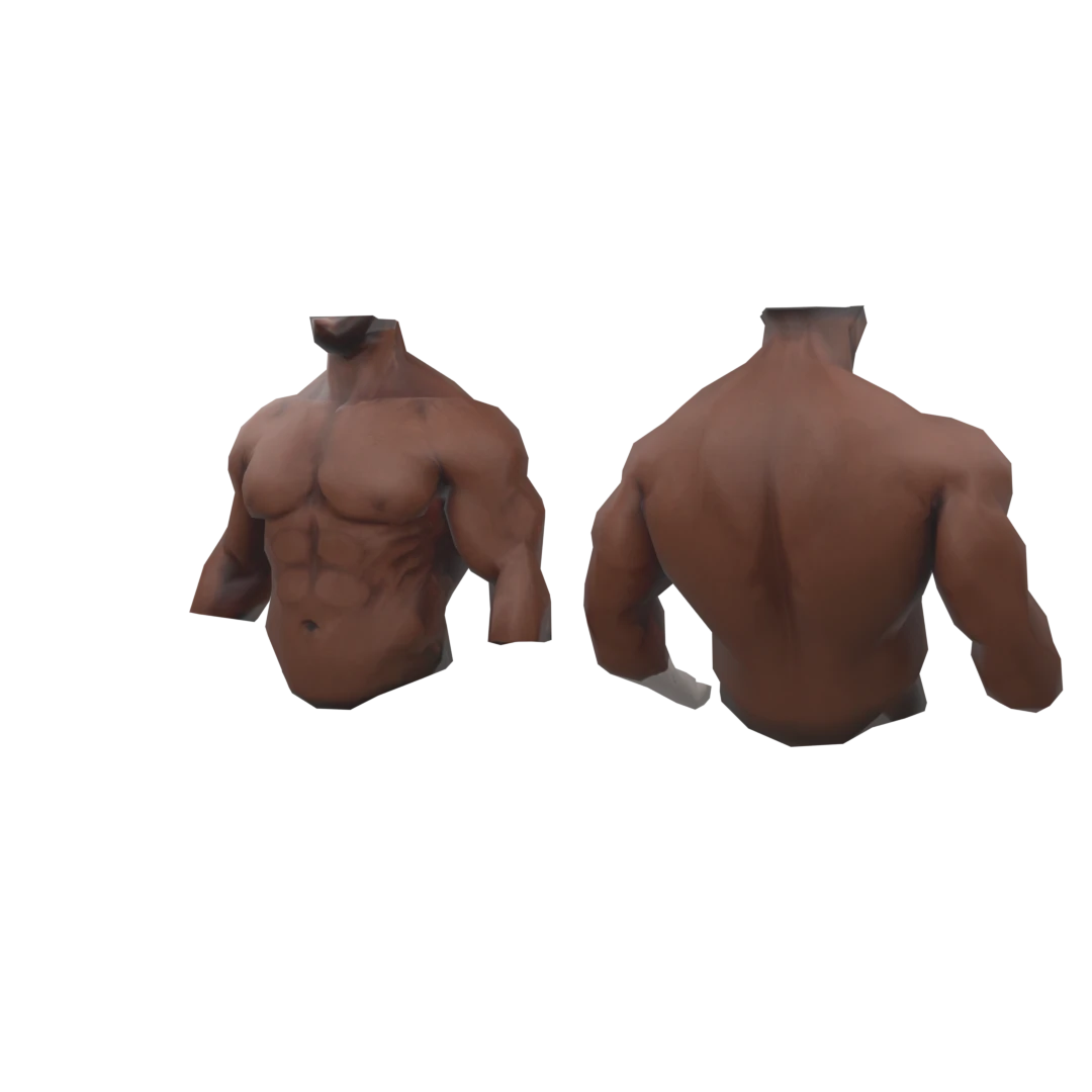 Muscular Black Man - Clothes for Roblox 3D by Thug Incorporated