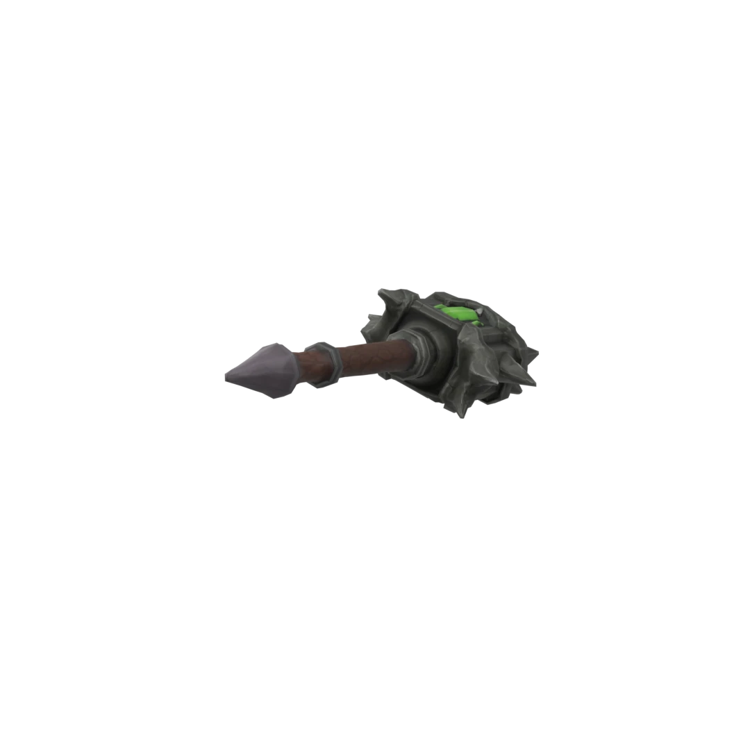 Spiked Grave Mace - Clothes for Roblox 3D by Leon
