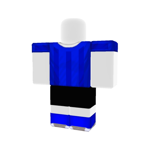 Blue Soccer Jersey - Skin for Roblox by Mesh