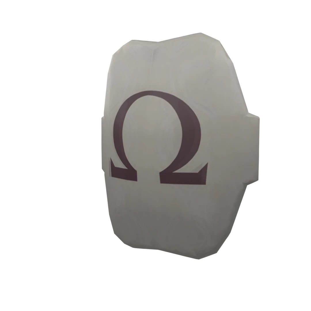 Omega Symbol Mask - Clothes for Roblox 3D by Johnnydash303